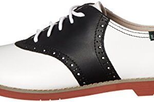 Eastland Women's Sadie Oxford, Black/White, 11 Medium US