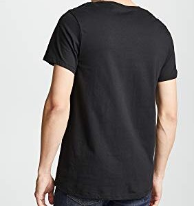 Calvin Klein Men's Cotton Classics Multipack V Neck T-Shirts, Black, X-Large