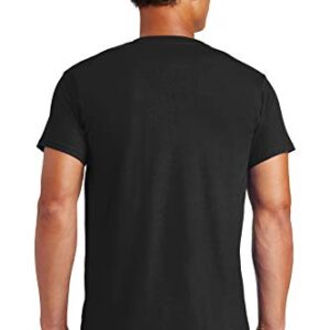 Hanes Men's Nano Premium Cotton T-Shirt (Pack of 2), Black, X-Large