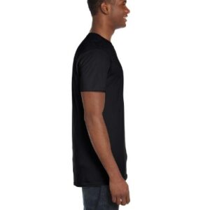 Hanes Men's Nano Premium Cotton T-Shirt (Pack of 2), Black, X-Large