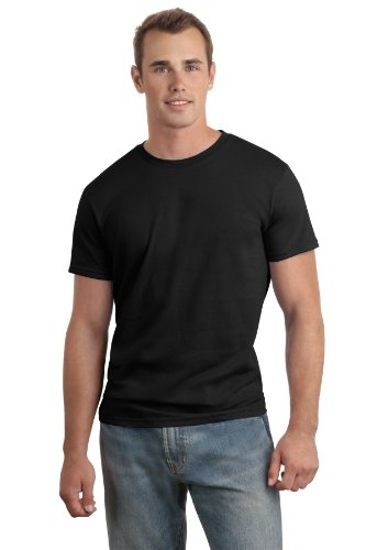 Hanes Men's Nano Premium Cotton T-Shirt (Pack of 2), Black, X-Large