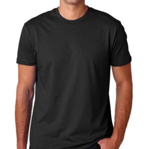 Hanes Men's Nano Premium Cotton T-Shirt (Pack of 2), Black, X-Large