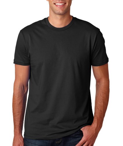 Hanes Men's Nano Premium Cotton T-Shirt (Pack of 2), Black, X-Large