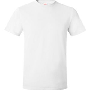 Hanes Men's Nano Premium Cotton T-Shirt (Pack of 2), White, Medium