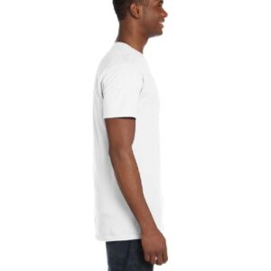 Hanes Men's Nano Premium Cotton T-Shirt (Pack of 2), White, Medium