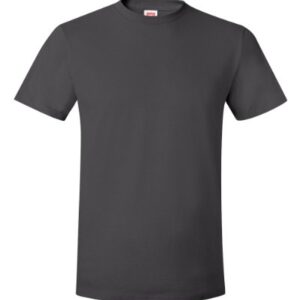 Hanes Men's Big and Tall Nano Premium Cotton T-Shirt (Pack of 2), Smoke Gray, 3X-Large