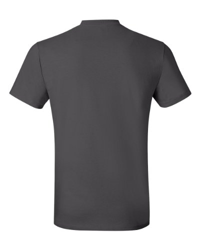 Hanes Men's Big and Tall Nano Premium Cotton T-Shirt (Pack of 2), Smoke Gray, 3X-Large