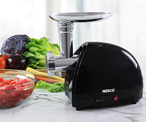 Nesco , Food Grinder, Stainless Steel/Black, 500 watts