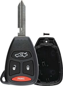 keylessoption just the case keyless entry remote control car key fob shell replacement for kobdt04a