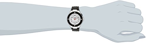 Armitron Sport Women's 25/6416BLK Easy-to-Read Dial Black Resin Strap Watch