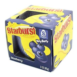 starburst blueberry scented candle