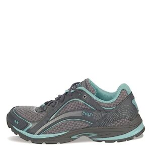 ryka womens sky walking shoe, frost grey/aqua sky/iron grey, 8.5 wide us