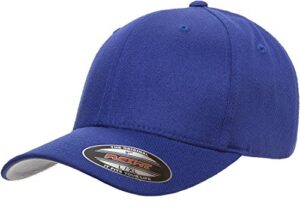 flexfit 6477 wool blend cap - small/medium (royal)