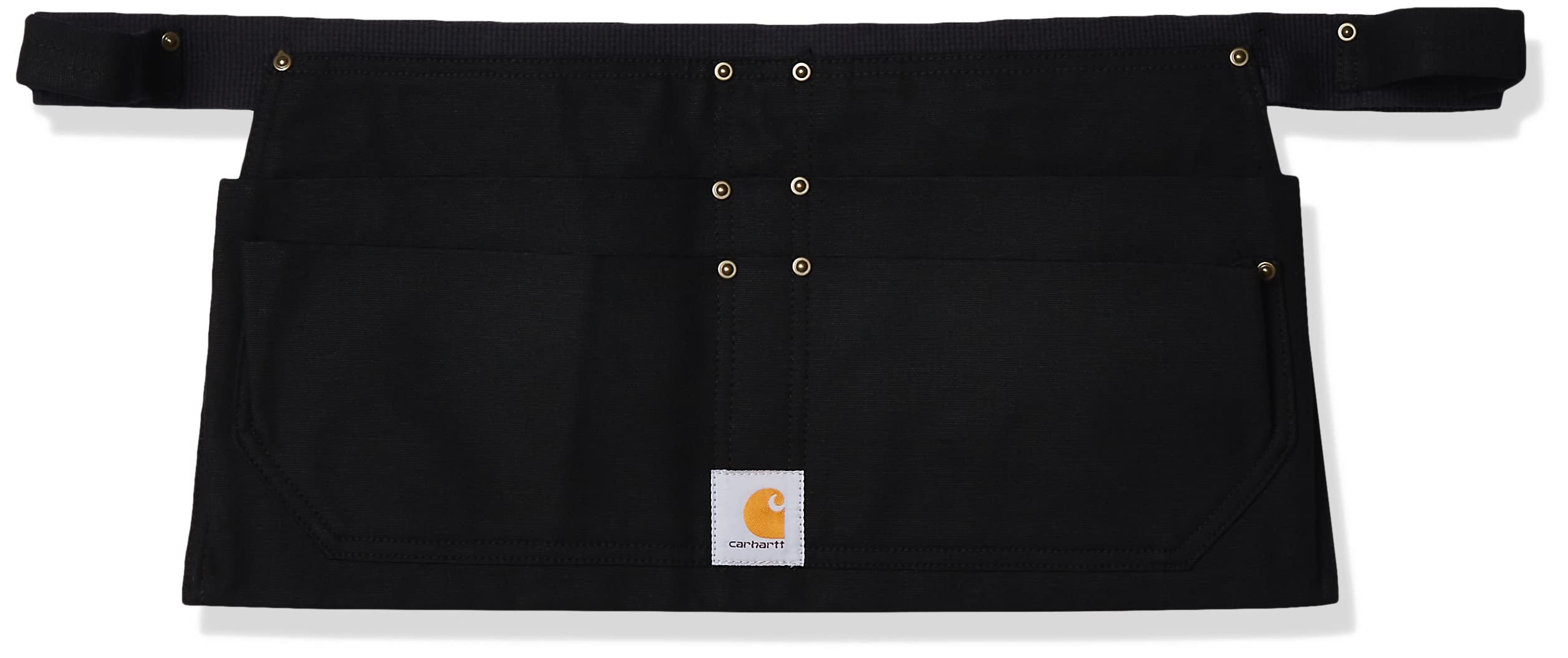 Carhartt mens Firm Duck Waist work utility aprons, Black, Medium US