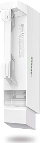 TP-Link 2.4GHz N300 Long Range Outdoor CPE for PtP and PtMP Transmission | Point to Point Wireless Bridge | 9dBi, 5km+ | Passive PoE Powered w/ Free PoE Injector | Pharos Control (CPE210)