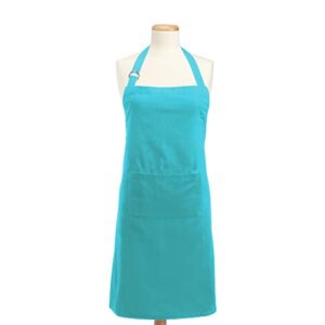 dii everyday basic kitchen collection, chef apron, aqua