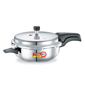 prestige deluxe alpha induction base pressure pan, senior, stainless steel