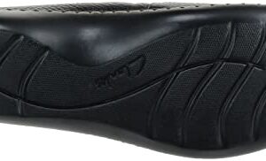 Clarks Women's Ashland Lane Q Slip-On Loafer, Black, 9 M US