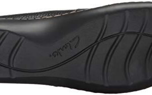 Clarks Women's Ashland Lane Q Slip-On Loafer, Black, 9 M US