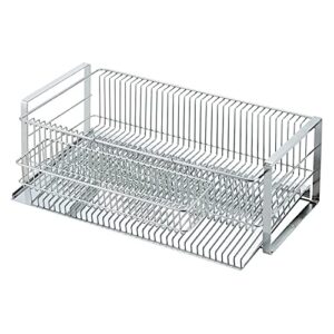 下村企販 shimomura kihan 35728 tsubamesanjo dish rack, slim, vertical storage, made in japan, stainless steel, chopsticks rest included