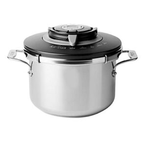 all-clad pc8 precision stainless steel pressure cooker cookware, 8.4-quart, silver