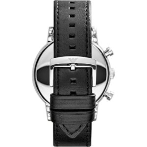 Emporio Armani Men's AR1828 Dress Black Leather Watch