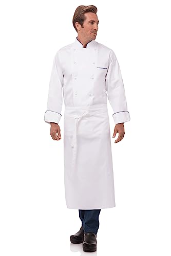 Chef Works Unisex Tapered Apron, White, One Size