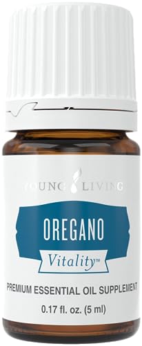 Vitality Oregano Essential Oil 5 ml by Young Living - Immune Support , Digestive-Cleansing , Antioxidants , Overall Wellness , Healthy Immune System , Cooking Essential , Fresh Herbal Note