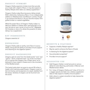 Vitality Oregano Essential Oil 5 ml by Young Living - Immune Support , Digestive-Cleansing , Antioxidants , Overall Wellness , Healthy Immune System , Cooking Essential , Fresh Herbal Note