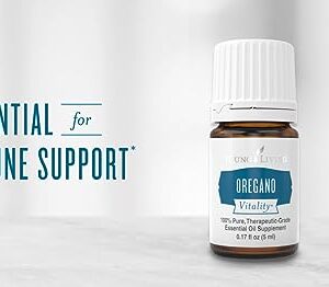 Vitality Oregano Essential Oil 5 ml by Young Living - Immune Support , Digestive-Cleansing , Antioxidants , Overall Wellness , Healthy Immune System , Cooking Essential , Fresh Herbal Note