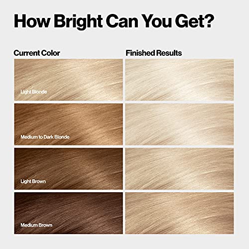 Revlon Permanent Hair Color, Permanent Hair Dye, Color Effects Highlighting Kit, Ammonia Free & Paraben Free, 60 Platinum, 8 Oz, (Pack of 1)