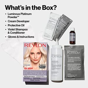 Revlon Permanent Hair Color, Permanent Hair Dye, Color Effects Highlighting Kit, Ammonia Free & Paraben Free, 60 Platinum, 8 Oz, (Pack of 1)