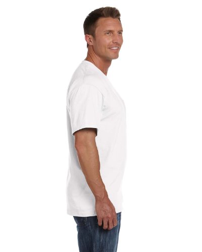 Fruit of the Loom 5 oz. 100% Heavy Cotton HD Pocket T-Shirt (3931P) White, XL