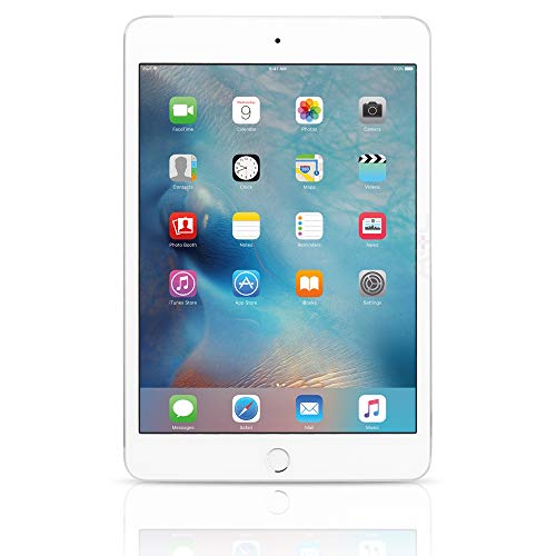 Apple iPad Mini 4, 64GB, Silver - WiFi (Renewed)