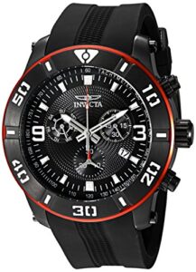 invicta men's 19825 pro diver analog display swiss quartz black watch