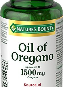 Nature's Bounty Oil of Oregano 1500 mg 90 Liquid Softgels (Packaging May Vary)