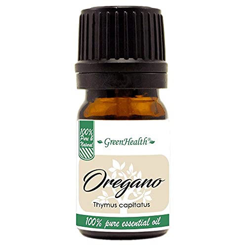 Oregano Essential Oil – 1/6 fl oz (5 ml) Glass Bottle – 100% Pure Essential Oil - GreenHealth