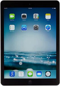 apple ipad air 16gb unlocked gsm 4g lte tablet, space gray (renewed)