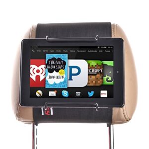 TFY Car Headrest Mount Holder for all Kindle Fire - Kindle Fire HD 6 / HD 7 / HD X7 / HD X9 / HD 6 (2014) / HD 7 (2014) / HD 6 (Kid Edition) / HD 7 (Kid Edition) / New Fire 7 (2015) / HD 8 / HD 10