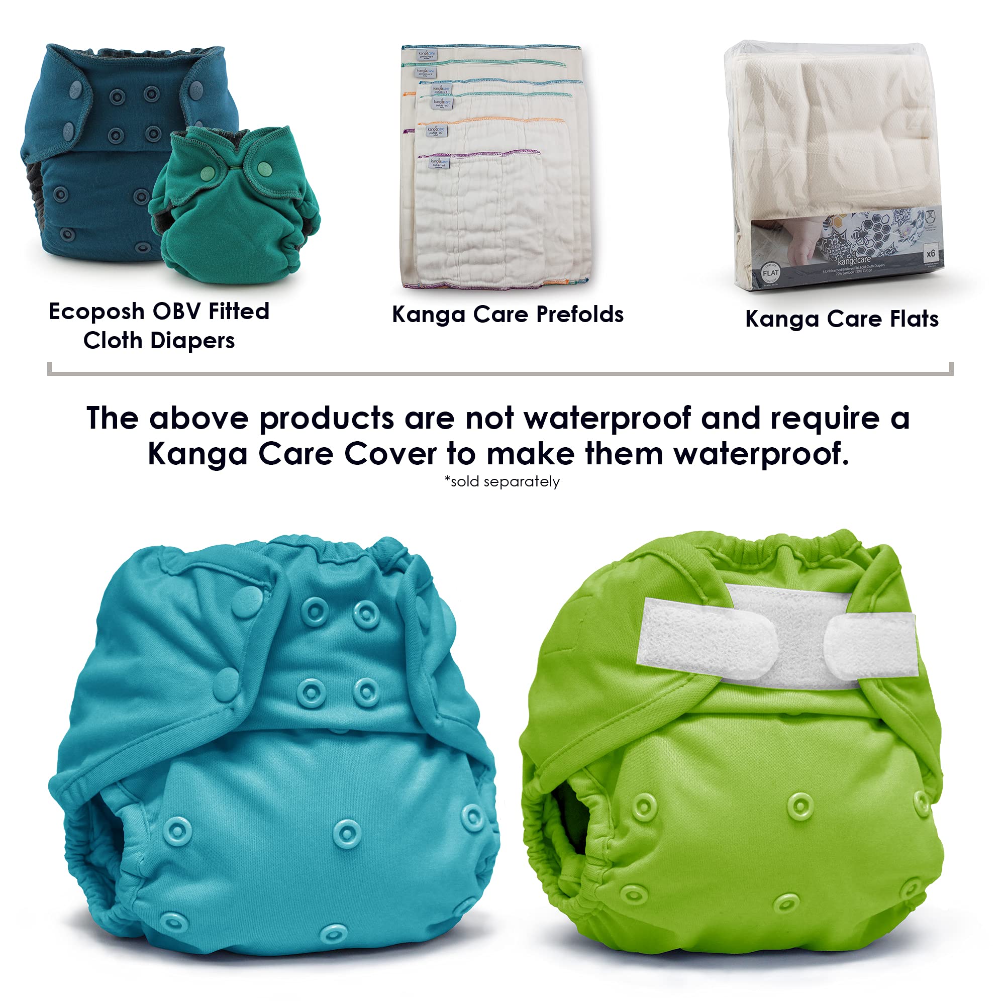 Kanga Care Rumparooz One Size Reusable Cloth Diaper Cover Aplix Nautical 6-35 lbs