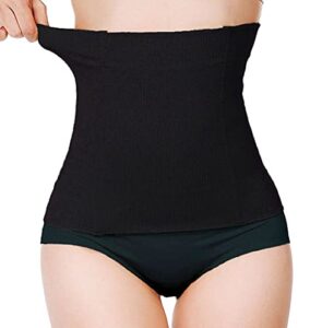 waist trainer shapewear for weight loss tummy control body shaper breathable waist cincher,black,us 0-4/waist 20"-24"(tag xs/s)