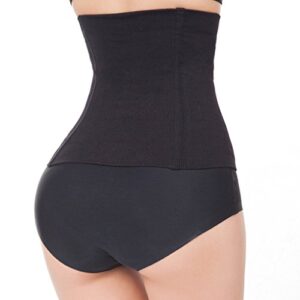 Waist Trainer Shapewear For Weight loss Tummy Control Body Shaper Breathable Waist Cincher,Black,US 0-4/Waist 20"-24"(Tag XS/S)