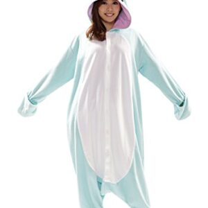 Narwhal Kigurumi - Adult Costume Blue