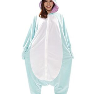 Narwhal Kigurumi - Adult Costume Blue