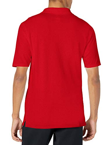 Hanes mens X-Temp Performance Polo Shirt,Deep Red,X-Large