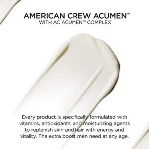 Men's Face Wash by American Crew, In-Shower Facial Wash, Oil-Free, Removes Excess Oil & Dirt, 6.4 Fl Oz