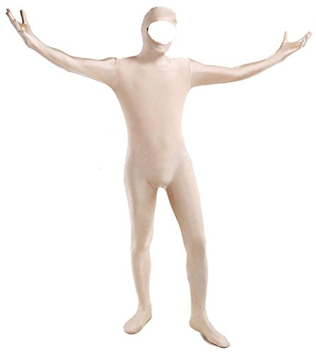 VSVO Face Open Zentai Spandex Bodysuit (Large, Flesh)