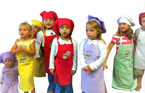 CHEFSKIN Baby Toddler Chef Set Includes Apron and Hat White Set