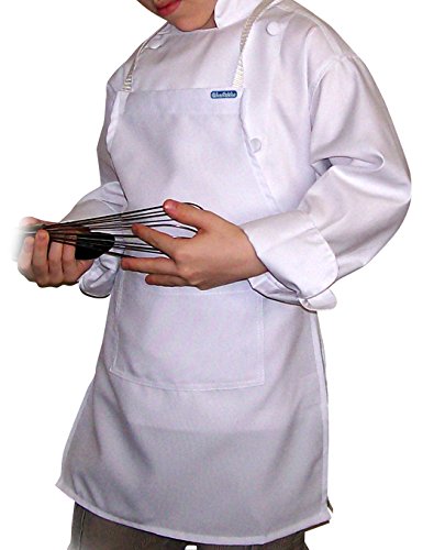 CHEFSKIN Baby Toddler Chef Set Includes Apron and Hat White Set