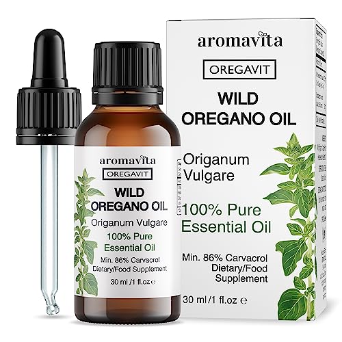 OREGAVIT 100% Pure Wild Greek Oregano Oil . Food Grade Quality. Certified. (1 FL.OZ/30ML),100% Pure & Natural Essential Oil of Oregano. Lat: Origanum vulgare